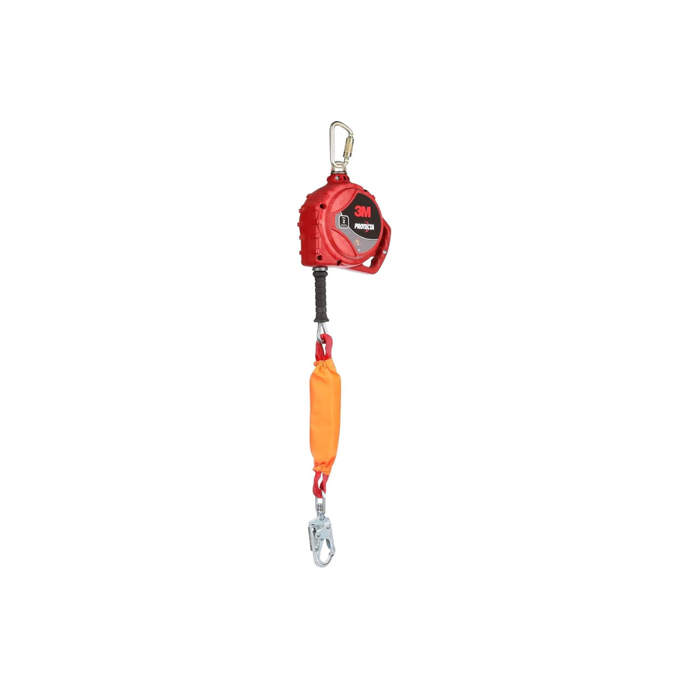 3M Protecta Edge Self-Retracting Lifeline, Galvanized Cable, Steel Swivel Snap Hook, Class 2 ...